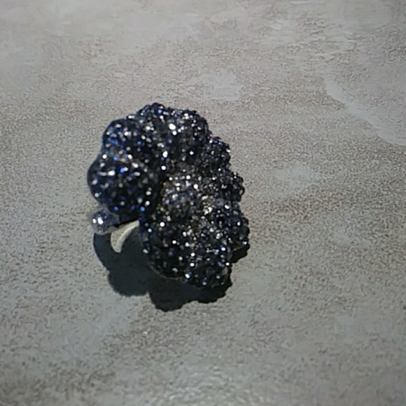 Jewelry | Crystal Flower Ring | Poshmark